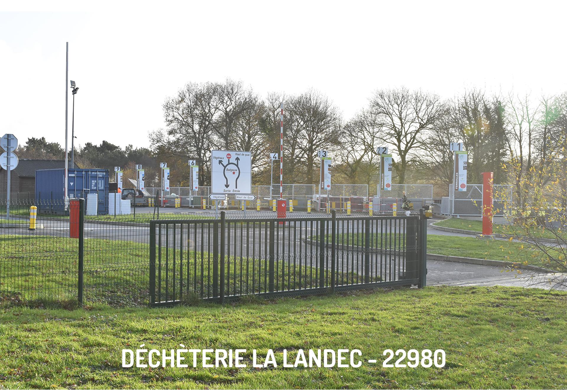 Retour sur la mise aux normes des déchèteries de LA LANDEC (22) et ...
