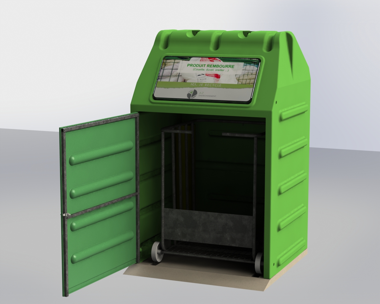 Nos conteneurs pour collecte des déchets Tri 5 flux - AZ Environnement